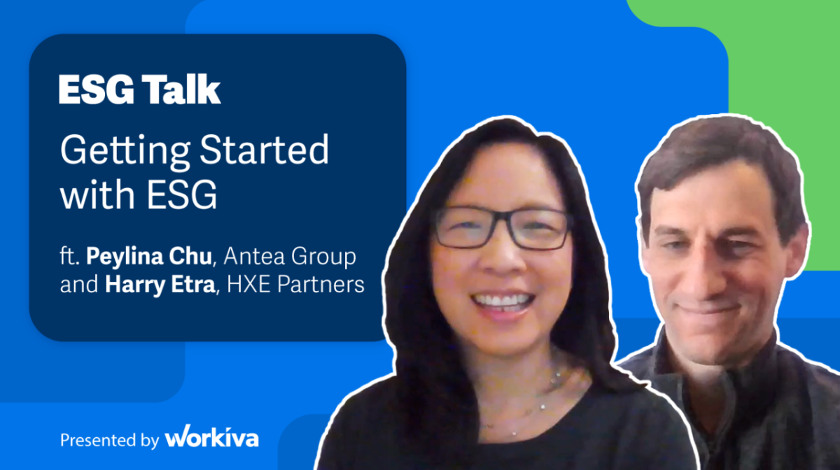 ESG Talk: Getting Started with ESG